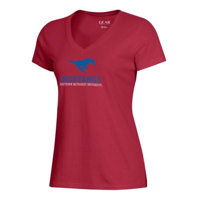 Gear For Sports Women's SMU Mustangs Gear Big Cotton Mia Soft Tee T-Shirt