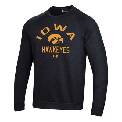 Under Armour Iowa Hawkeyes Arched Logo Rival Fleece Crew