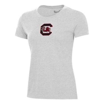 Under Armour Women's South Carolina Gamecocks Logo Performance Cotton T ...