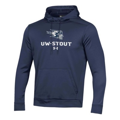 Under Armour UW-Stout Blue Devils Logo Armour Fleece Pullover Hoodie
