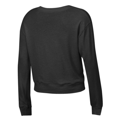 Alternative Apparel Women's Weber State Wildcats Slouchy V-Neck Crop