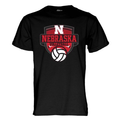 Blue 84 Nebraska Cornhuskers Volleyball Net T-Shirt