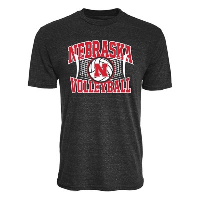 Blue 84 Nebraska Cornhuskers Volleyball Net Margin T-Shirt