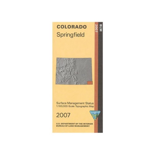 Bureau Of Land Management Springfield CO Surface Map