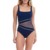 Women's Gottex Onyx Full Coverage Square Neck One Piece Swimsuit