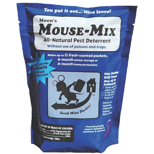 Moen's Mouse-Mix All-Natural Pest Deterrent - 1 lb Bag