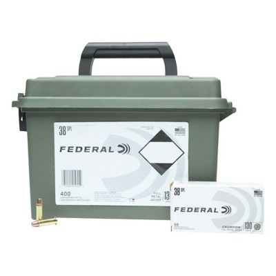 Federal Champion Training FMJ 38 Special Handgun Ammunition 400 Round Box