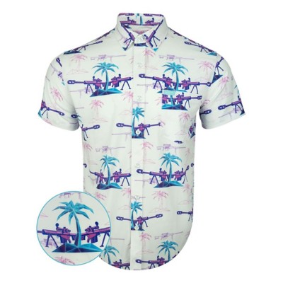 Men's Retro Rifle Palm V3 Button Up Shirt