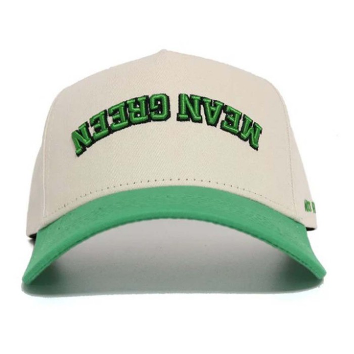 NO RIVALS North Texas Mean Green Upside Down Adjustable Hat