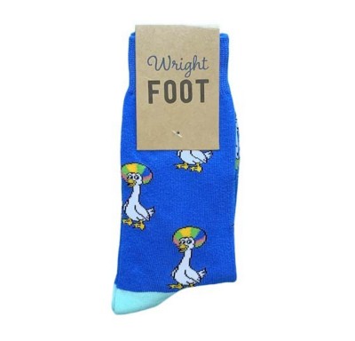 Wright Foot Silly Goose Crew Socks