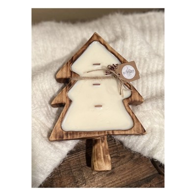 RushRiverCandleCo Chirstmas Tree Smooth Wood Candle | SCHEELS.com