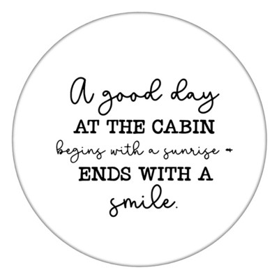 Imagine Design A Good Day at the Cabin Lake Life Coaster | SCHEELS.com