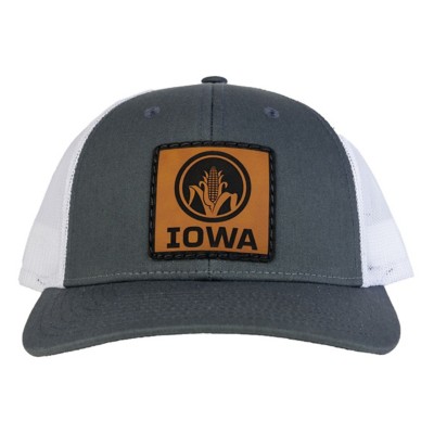 Men's TAGS Custom Iowa Circle Corn Leather Patch Snapback Hat | SCHEELS.com