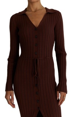 Women's MOD REF The Dana Long Sleeve Midi Dress | SCHEELS.com