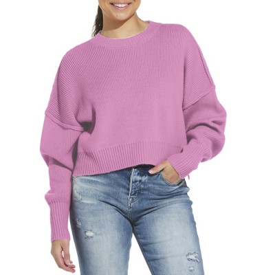 Women's Double Zero Drop Shoulder Pullover Sweater