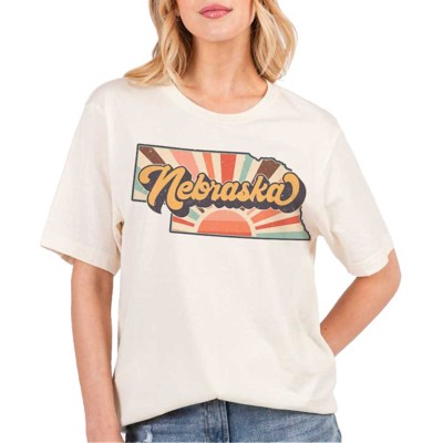 Women's A. Blush Retro Nebraska T-Shirt