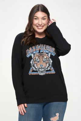 Women's Zutter Plus Easy Tiger Crewneck Sweatshirt | SCHEELS.com