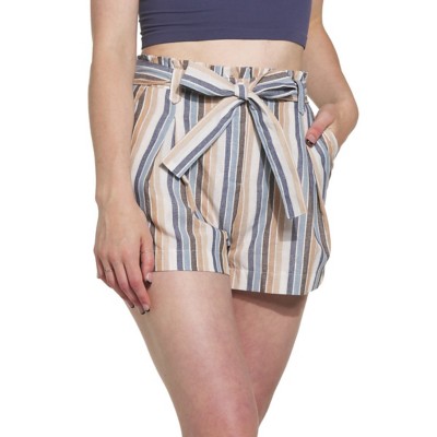 Women's Hem & Thread Stripe Linen Shorts | SCHEELS.com