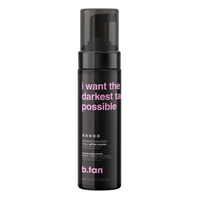 b.tan I Want The Darkest Tan Possible Tanning Mousse