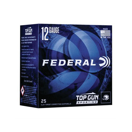 Federal Top Gun Sporting Target Load Lead 12 Gauge Shotshells