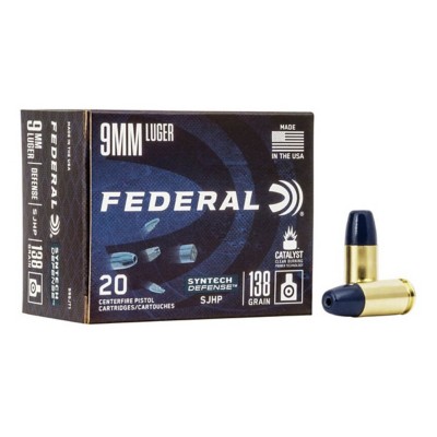 Federal Syntech Defense Pistol Ammunition 20 Round Box | SCHEELS.com