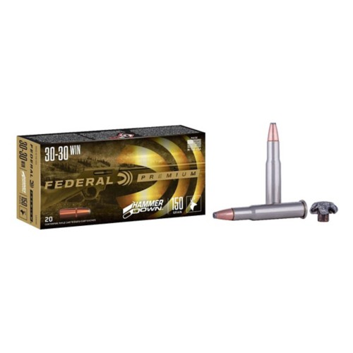 Federal HammerDown Lever Action 30-30 Winchester Rifle Ammunition 20 ...