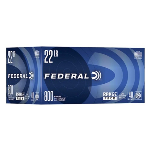 Federal Champion Training Target Range Pack Box 22 Long Rifle Rimfire ...