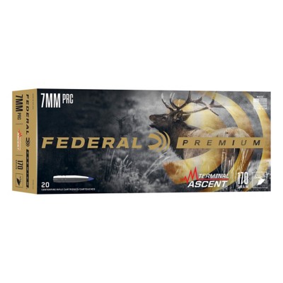 Federal Terminal Ascent 7mm PRC Rifle Ammunition 20 Round Box
