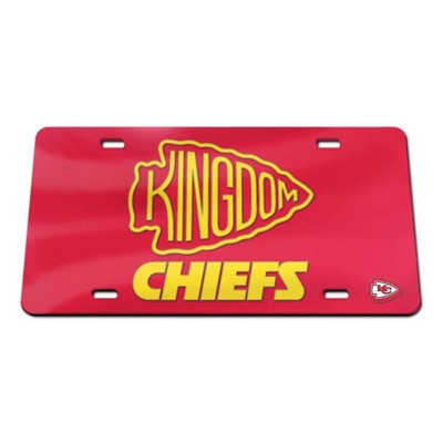 Wincraft Kansas City Chiefs Acrylic License Plate