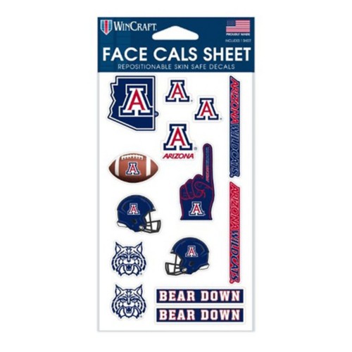 Wincraft Arizona Wildcats 4"x7" Face Decals