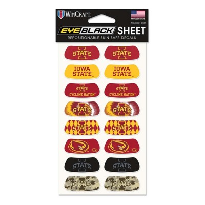 Wincraft Iowa State Cyclones Eyeblack Sticker Strips