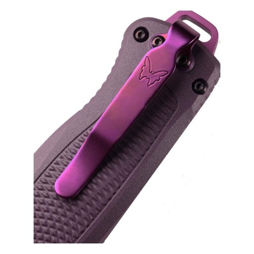 Benchmade 5370GY-06 Dark Purple Grivory Shootout Automatic Knife