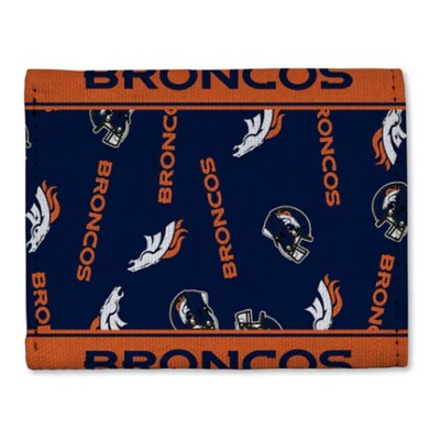Rico Industries Denver Broncos Canvas Trifold Wallet