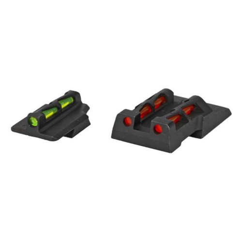 HIVIZ Interchangeable Fiber Optic Front and Rear Sight Set for Ruger ...