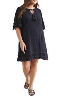 Women's Tribal Plus Size Lined Flowy Shift Dress | SCHEELS.com