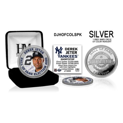 Derek Jeter 2020 HOF Color Silver Coin