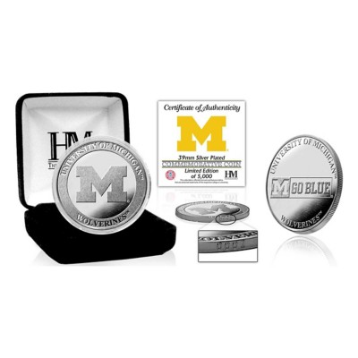 University of Michigan Wolverines Silver Mint Coin