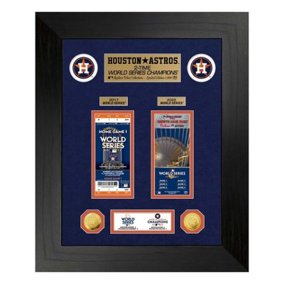 Highland Mint Houston Astros Deluxe 2-Time World Series Champions Gold ...