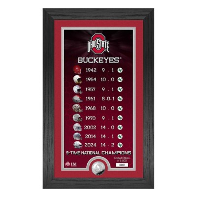 Highland Mint Ohio State Buckeyes 9 Time National Champions Legacy ...
