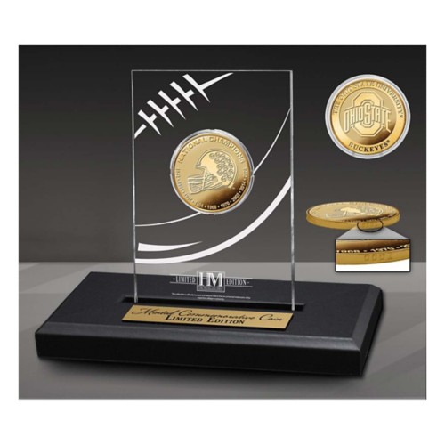 Highland Mint Ohio State Buckeyes 9 Time National Champions Gold Coin ...