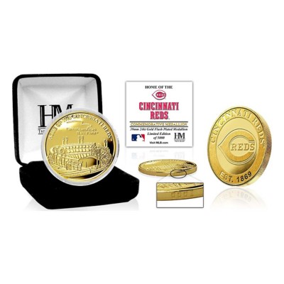 Highland Mint Cincinnati Reds "Stadium" Gold Mint Coin