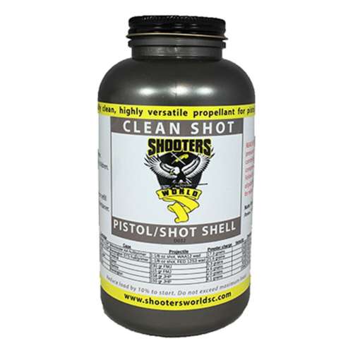 Shooters World Clean Shot Pistol/Shot Shell Propellant 1lb Canister ...