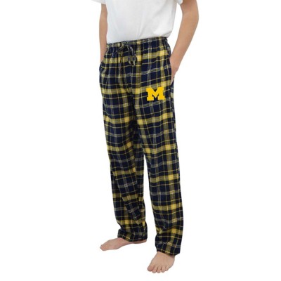 Concepts Sport Michigan Wolverines Flannel Pants
