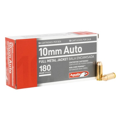 Aguila Ammunition Usa FMJ 10mm Auto Handgun Ammunition 50 Round Box