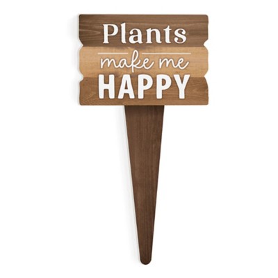 P. Graham Dunn Plants Make Me Happy Plant Pal Garden Sign | SCHEELS.com