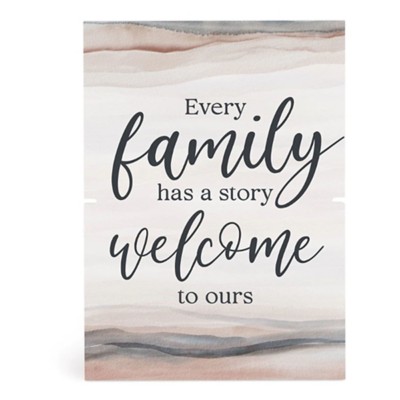 P. Graham Dunn Every Family Has A Story Welcome To Ours Story Board
