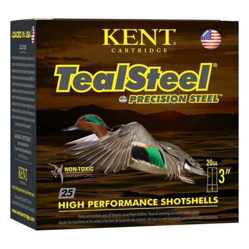 Kent Cartridge TealSteel Non-Toxic Waterfowl 20 Gauge Shotshells