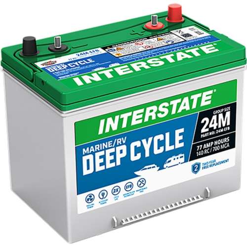 Interstate Marine/RV Deep Cycle Battery 24M-EFB | SCHEELS.com