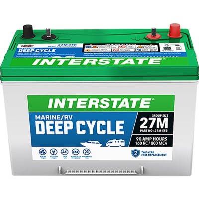 Interstate Marine/RV Deep Cycle Battery 27M-EFB
