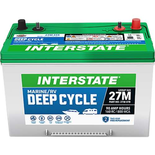 Interstate Marine/RV Deep Cycle Battery 27M-EFB | SCHEELS.com